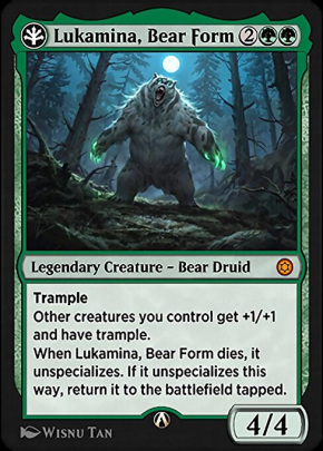 MTGNexus - Lukamina, Bear Form from Alchemy Horizons: Baldur's Gate