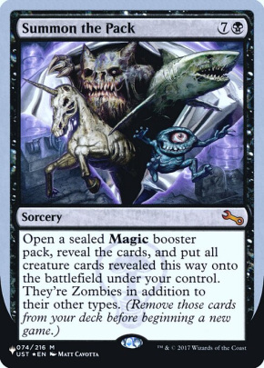 MTGNexus - Summon the Pack from The List (Unfinity Foil Edition)