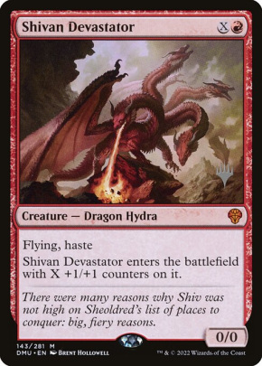 MTGNexus - Shivan Devastator from Dominaria United Promos