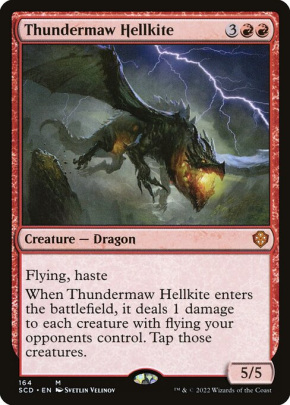 MTGNexus - Thundermaw Hellkite from Starter Commander Decks