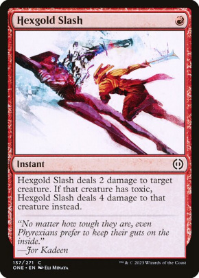MTGNexus - Hexgold Slash from Phyrexia: All Will Be One