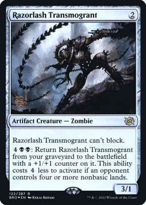 MTGNexus - Razorlash Transmogrant from The Brothers' War Promos