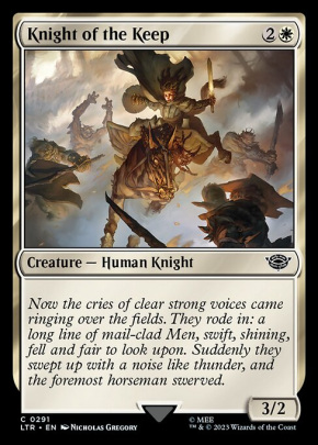MTGNexus - Knight of the Keep from The Lord of the Rings: Tales of ...