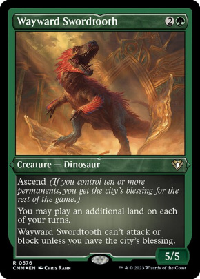 MTGNexus - Wayward Swordtooth from Commander Masters