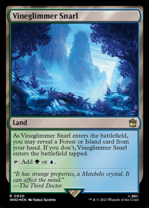 MTGNexus - Vineglimmer Snarl from Doctor Who