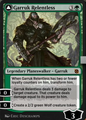 MTGNexus - Garruk Relentless // Garruk, the Veil-Cursed from Shadows of ...