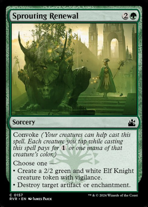 MTGNexus - Sprouting Renewal from Ravnica Remastered