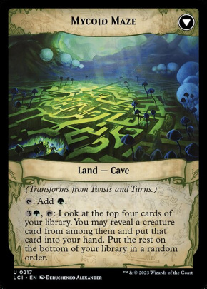MTGNexus - Twists and Turns // Mycoid Maze from The Lost Caverns of Ixalan