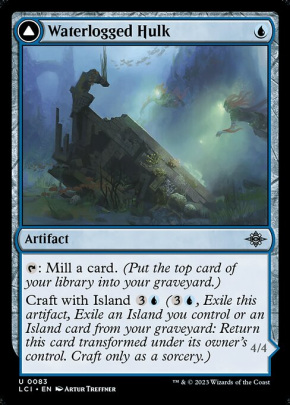 MTGNexus - Waterlogged Hulk // Watertight Gondola from The Lost Caverns of Ixalan