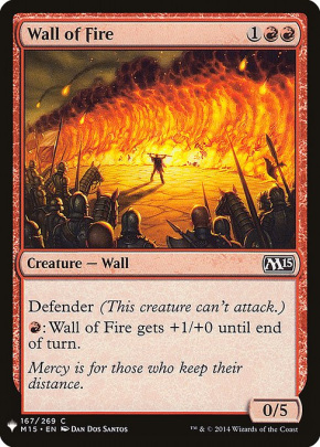 MTGNexus - Wall of Fire from The List