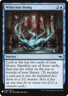 MTGNexus - Write into Being from The List