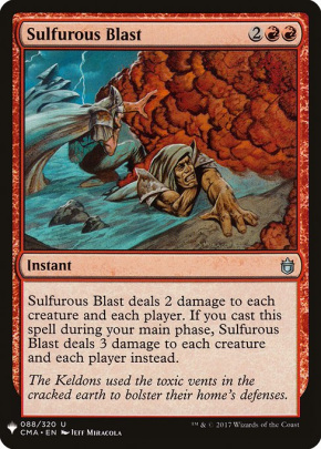 MTGNexus - Sulfurous Blast from The List