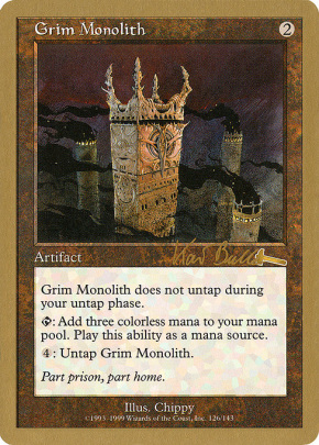 MTGNexus - Grim Monolith from World Championship Decks 1999