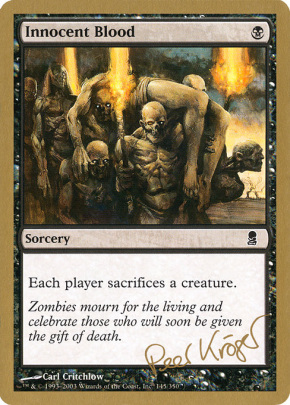 MTGNexus - Innocent Blood from World Championship Decks 2003
