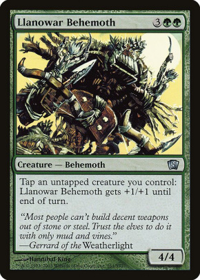 MTGNexus - Llanowar Behemoth from Eighth Edition