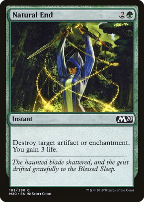 MTGNexus - Natural End from Core Set 2020