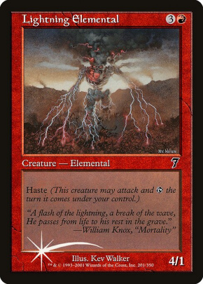 MTGNexus - Lightning Elemental from Seventh Edition