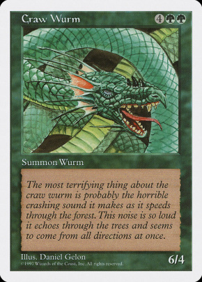 MTGNexus - Craw Wurm from Fifth Edition