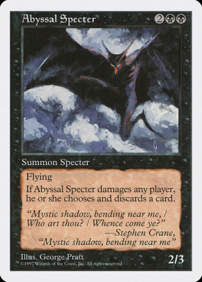MTGNexus - Abyssal Specter from Fifth Edition