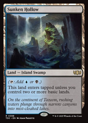 MTGNexus - Sunken Hollow from Tarkir: Dragonstorm Commander