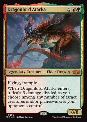 MTGNexus - Dragonlord Atarka from Tarkir: Dragonstorm Commander