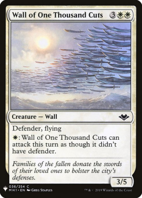 MTGNexus - Wall of One Thousand Cuts from The List