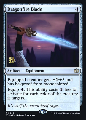 MTGNexus - Dragonfire Blade from Tarkir: Dragonstorm Promos