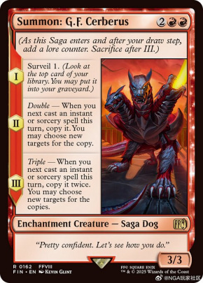 MTGNexus - Summon: G.F. Cerberus from Final Fantasy