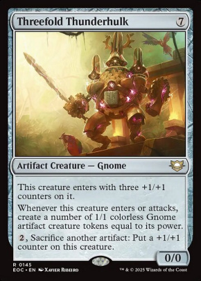 MTGNexus - Threefold Thunderhulk from Edge of Eternities Commander