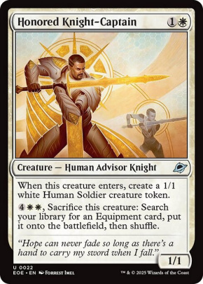 MTGNexus - Honored Knight-Captain from Edge of Eternities