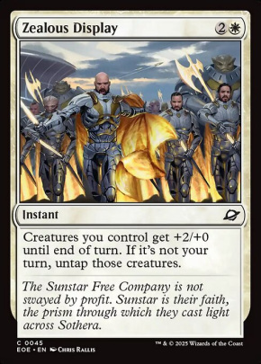 MTGNexus - Zealous Display from Edge of Eternities