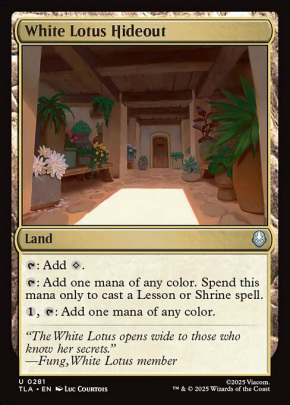 MTGNexus - White Lotus Hideout from Avatar: The Last Airbender