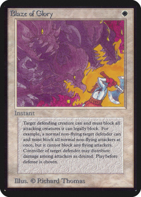 MTGNexus - Blaze of Glory from Limited Edition Alpha