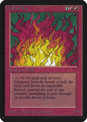 MTGNexus - Wall of Fire from Limited Edition Alpha