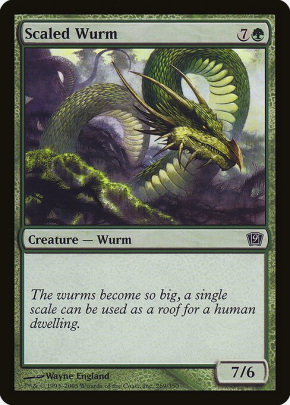 MTGNexus - Scaled Wurm from Ninth Edition