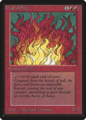 MTGNexus - Wall of Fire from Limited Edition Beta
