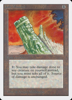 MTGNexus - Jade Monolith from Unlimited Edition