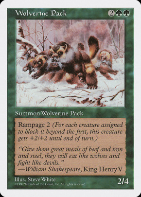 MTGNexus - Wolverine Pack from Fifth Edition