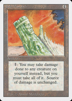MTGNexus - Jade Monolith from Revised Edition