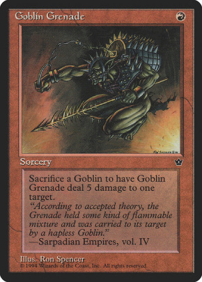 MTGNexus - Goblin Grenade from Fallen Empires