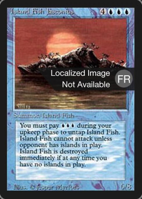 MTGNexus - Island Fish Jasconius from Foreign Black Border