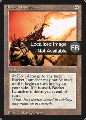 MTGNexus - Rocket Launcher from Foreign Black Border