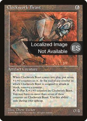MTGNexus - Clockwork Beast from Fourth Edition Foreign Black Border